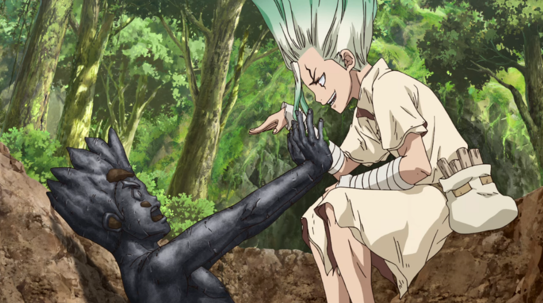 Dr. Stone Season 1 Episode 6 Recap - Two Nations of the Stone World