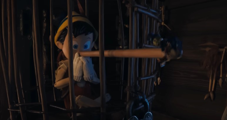 Pinocchio Lies in New Clip from Disney+ Movie